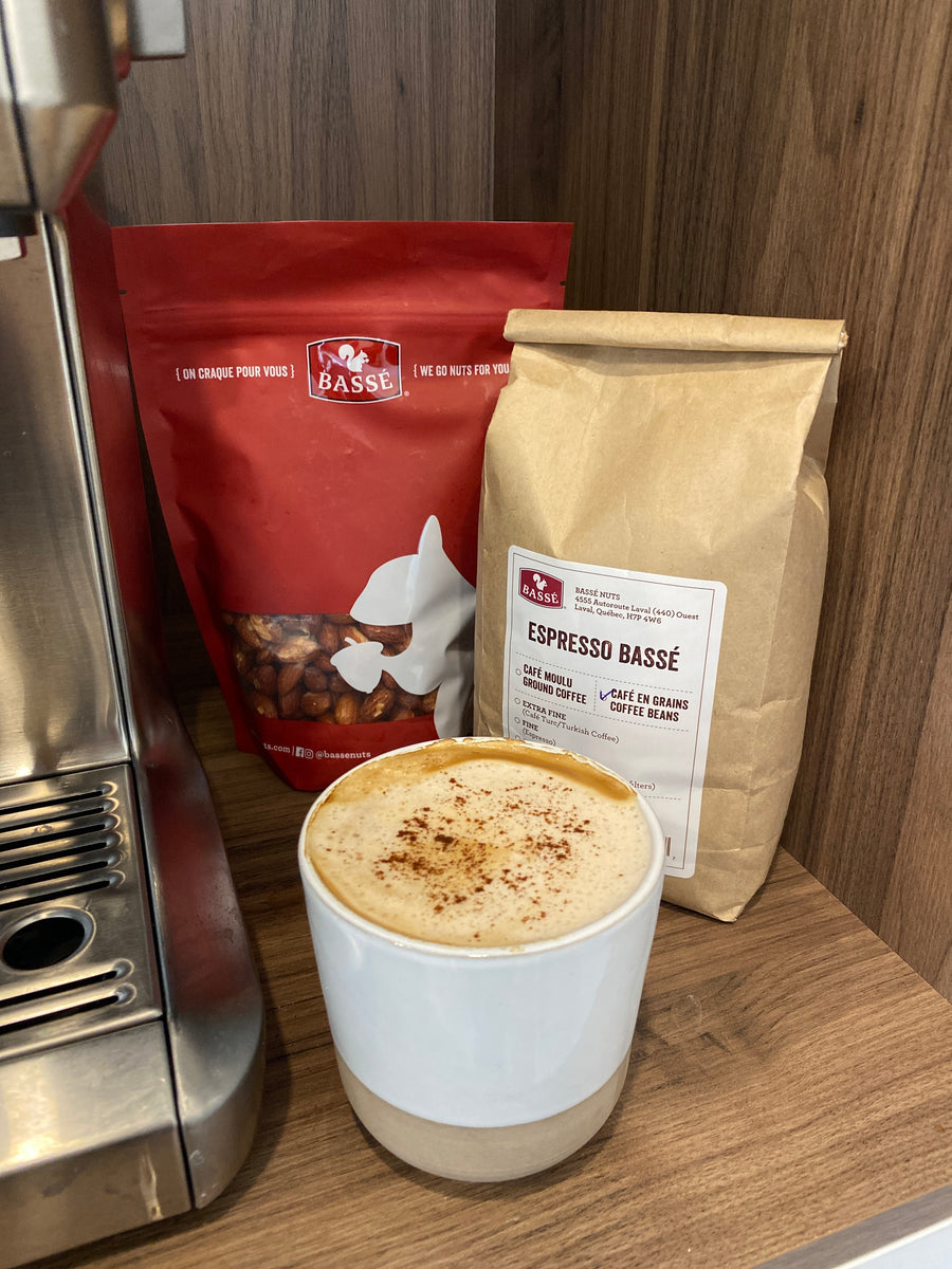 RECIPE : ALMOND MILK LATTE – Bassé Nuts