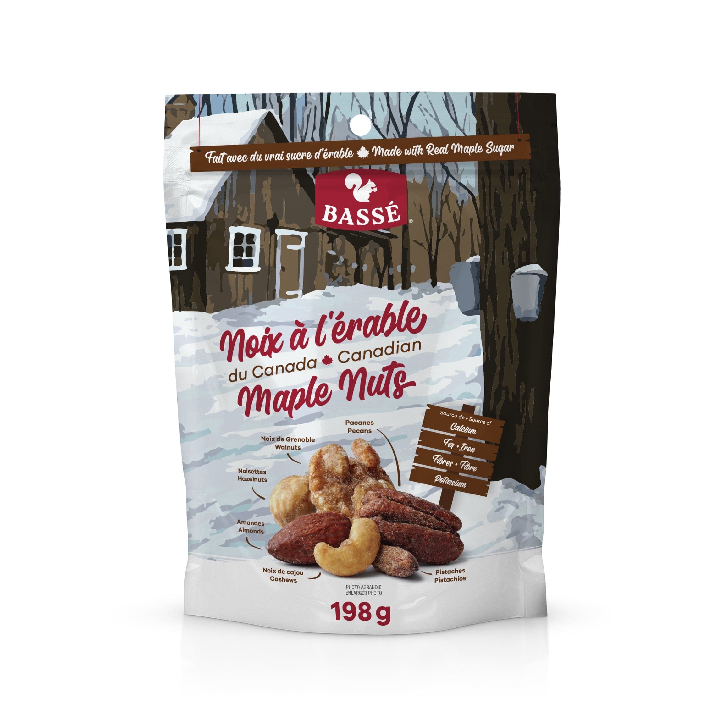 Canadian Maple Nuts Mix (198g) – Bassé Nuts