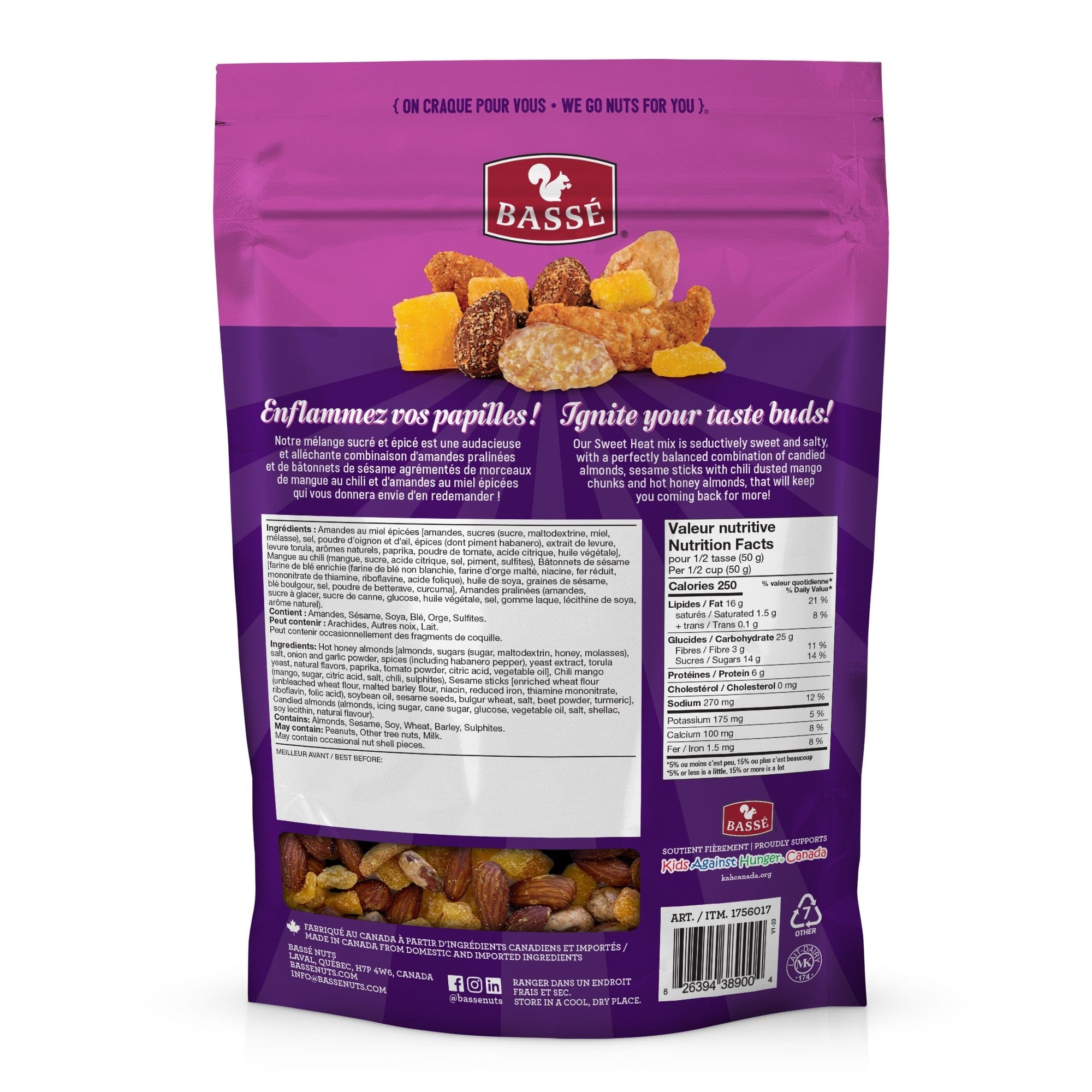 Sweet Heat Snack Mix (908g) – Bassé Nuts