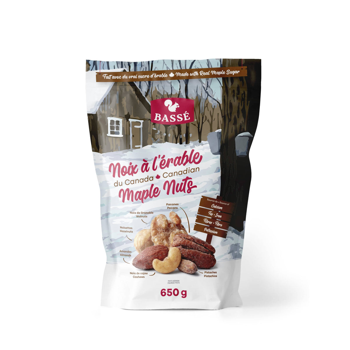 Canadian Maple Nut Mix | Nuts And Seeds | Bassé Nuts
