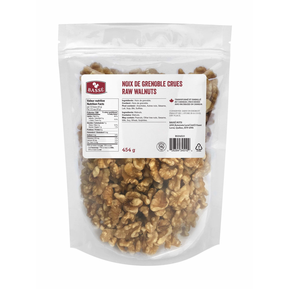 Noix De Grenoble Crues – Bassé Nuts