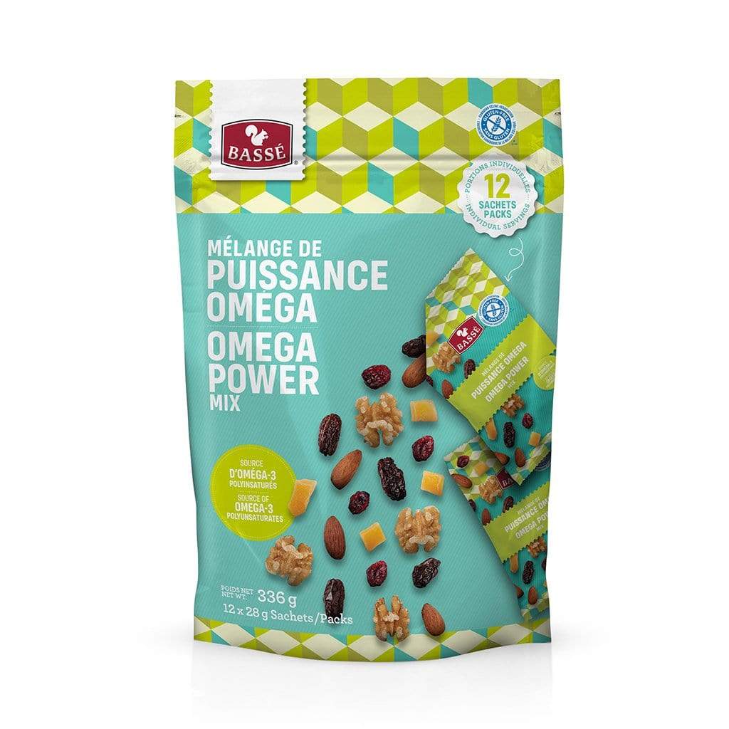 Omega Power Mix | Single Serve Snack Packs | Bassé Nuts