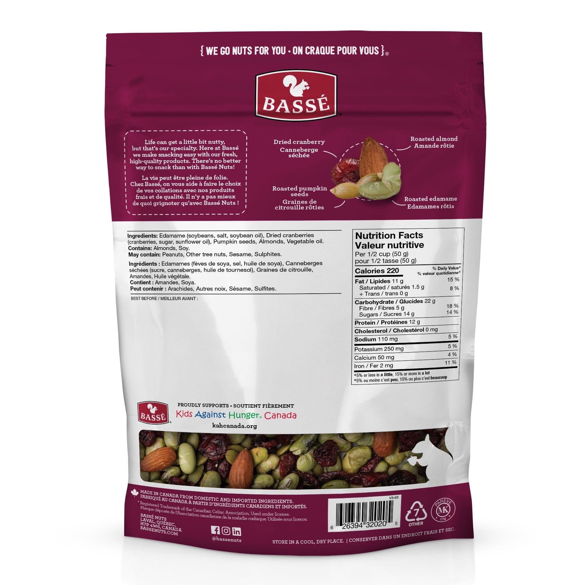 Edamame Power Mix | Trail Mixes | Bassé Nuts